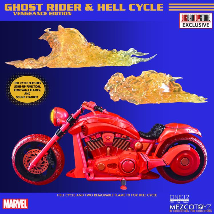 Ghost Rider One:12 Collective Marvel's Ghost Rider & Hell Cycle (Venge ...