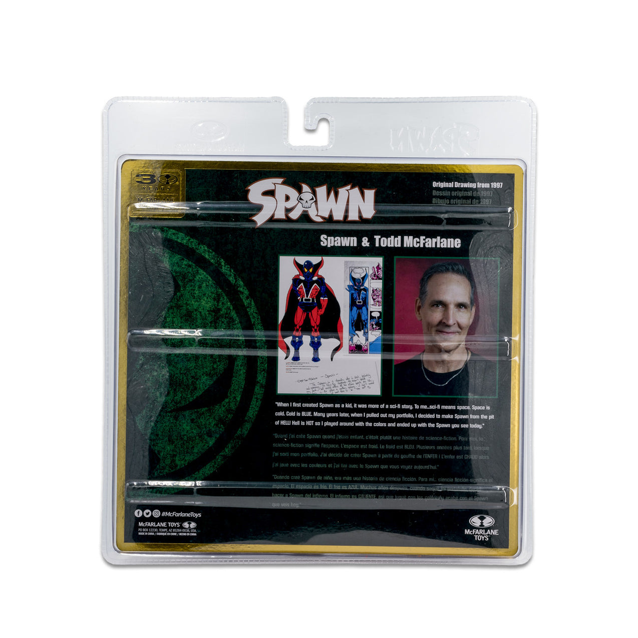 Spawn & Todd McFarlane (Spawn) 2-Pack 7" Figures McFarlane Toys 30th A ...