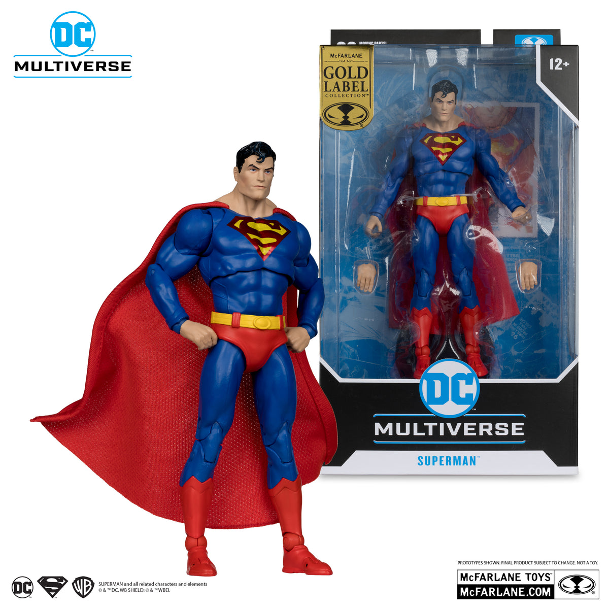 DC Multiverse - Superman (Action Comics) Gold Label - Exclusive — Toy ...
