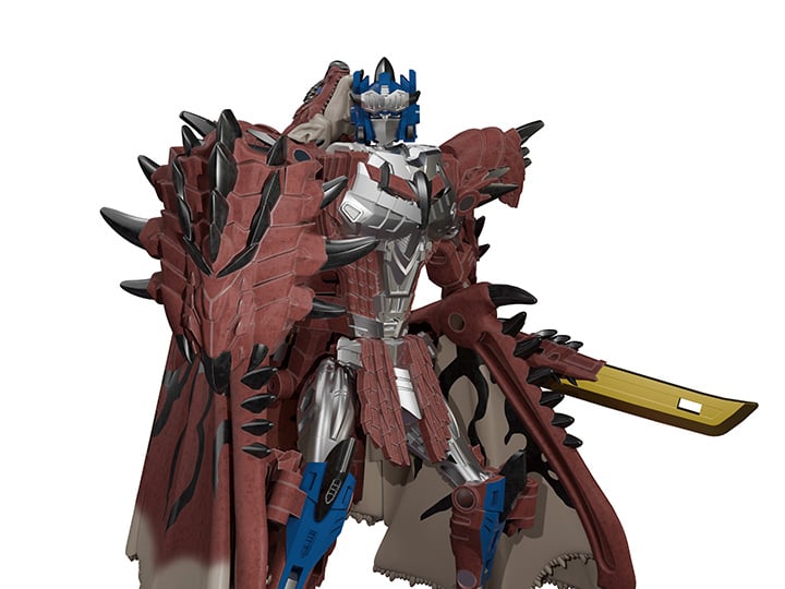 Transformers x Monster Hunter Synergenex Series Rathalos Prime Action ...