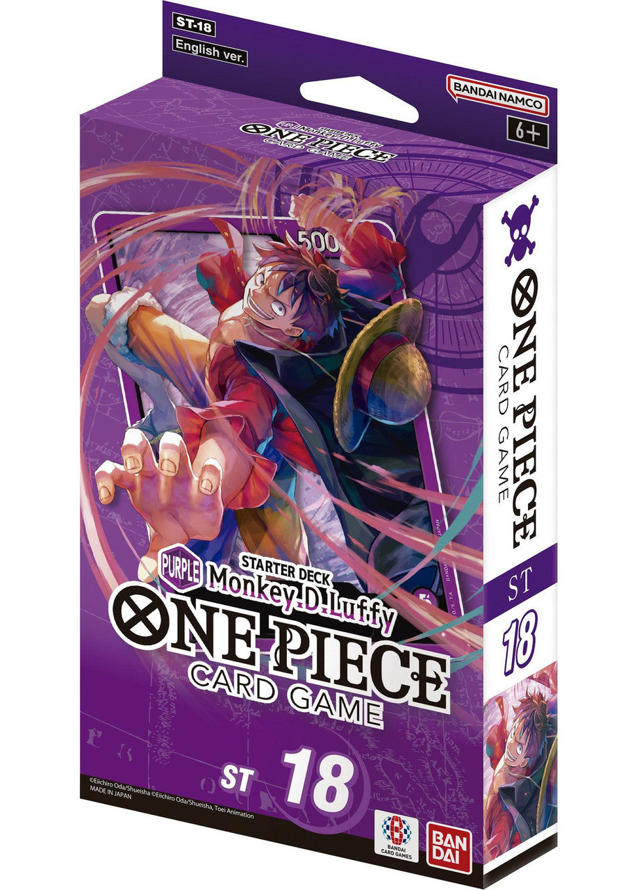 One Piece Starter Deck - PURPLE Monkey.D.Luffy — Toy Snowman
