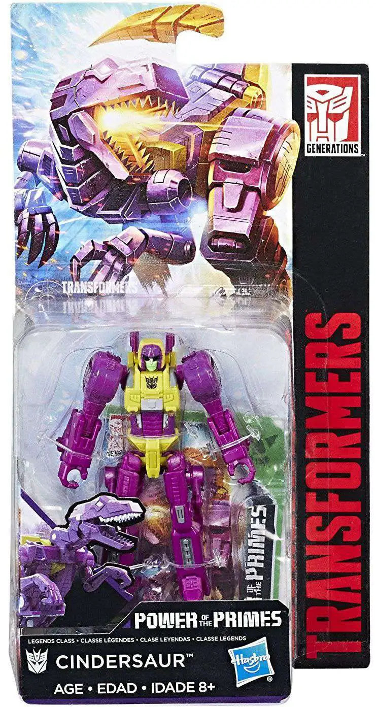 Transformers Generations Power of the Primes Cindersaur Legend — Toy ...