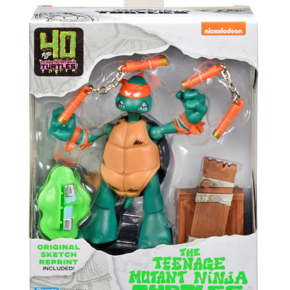 TMNT: 40th Anniversary - Original Sketch Turtle Figure - Michelangelo ...