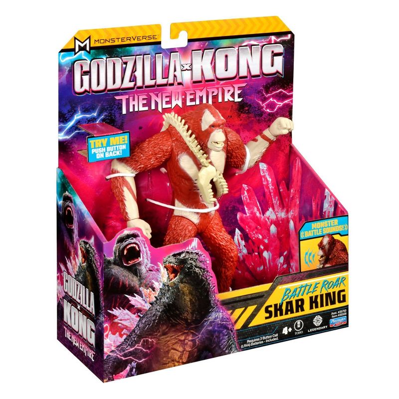 Godzilla x Kong: The New Empire Skar King Battle Roar Figure — Toy Snowman