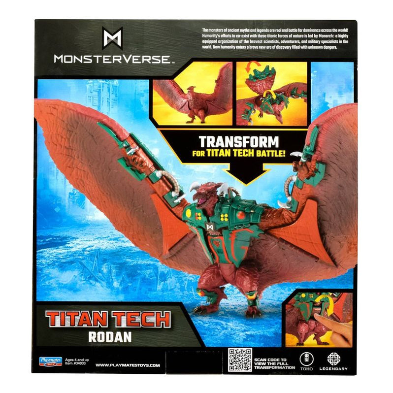 Godzilla Monsterverse: Titan Tech Transforming Rodan 8" — Toy Snowman