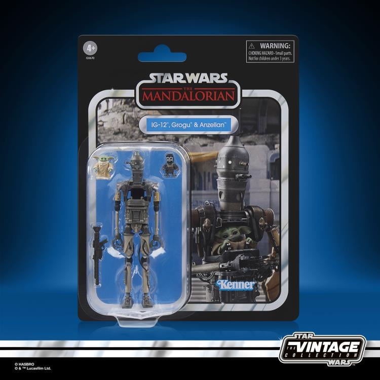 Star Wars: The Vintage Collection IG-12, Grogu, & Anzellan (The Mandal ...