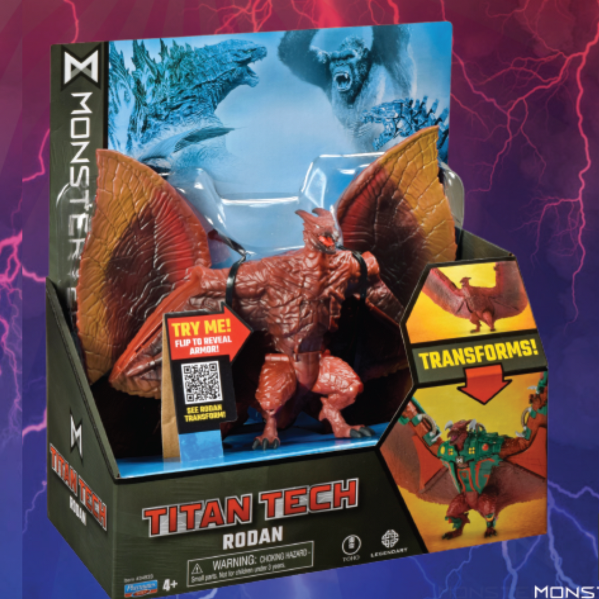 Godzilla Monsterverse: Titan Tech Transforming Rodan 8" — Toy Snowman