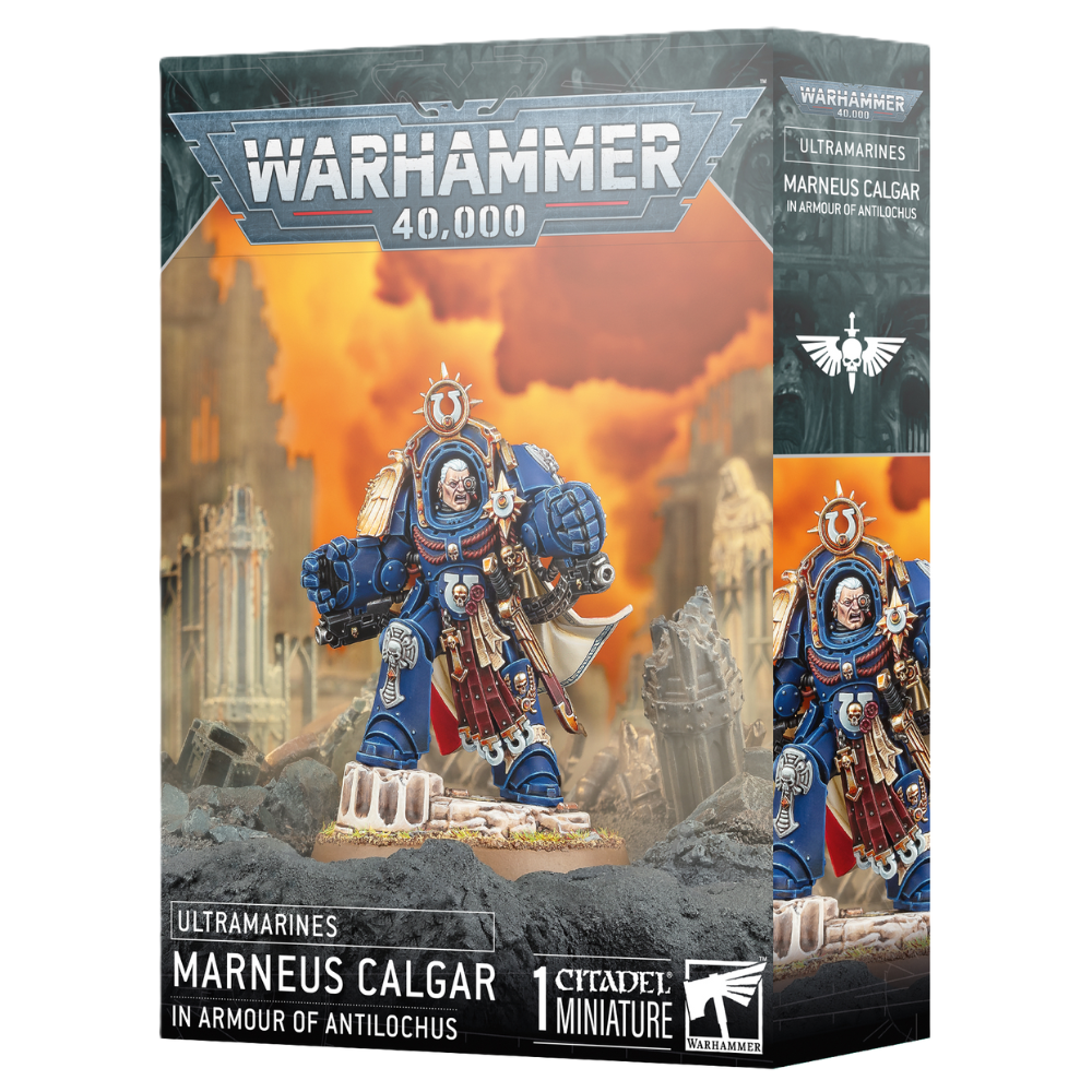 Warhammer 40,000 - Ultramarines - Marneus Calgar in Armour of Antiloch ...