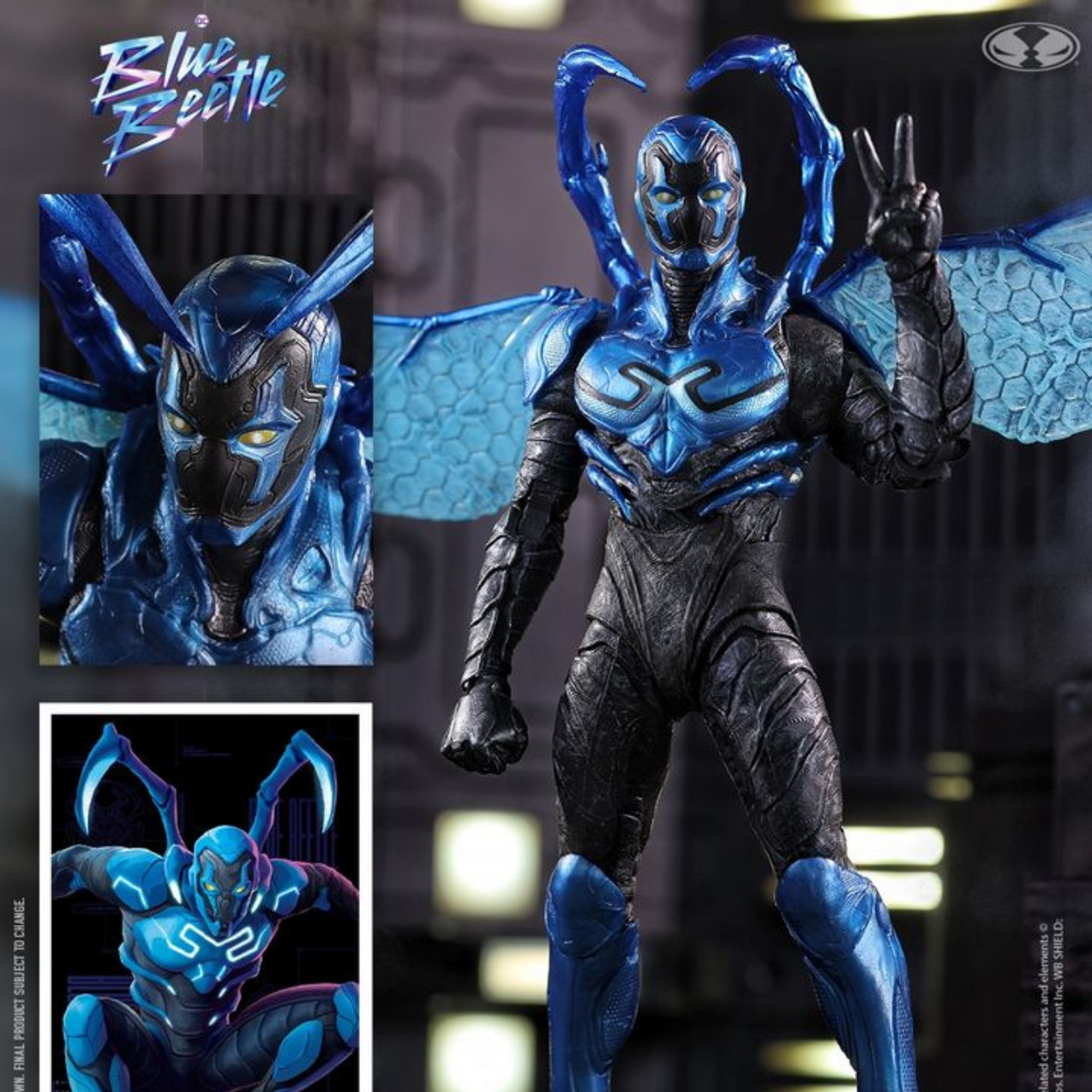 Mcfarlane Toys Blue Beetle Dc Multiverse Blue Beetle Battle Mode