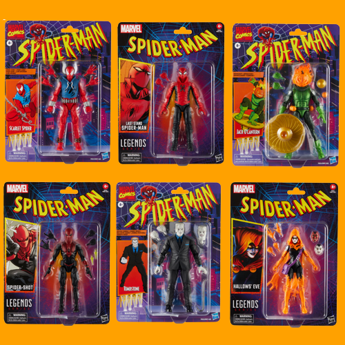 Marvel Legends Spider-Man - Retro Wave SET OF 6 — Toy Snowman