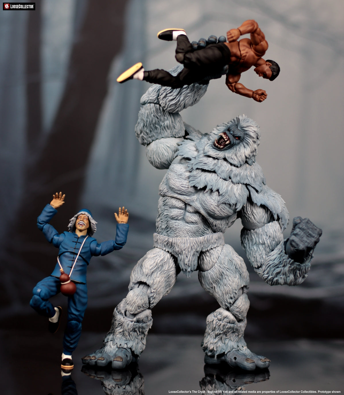 The Crypt Yeti Action Figure (Preorder Q1 2026) — Toy Snowman