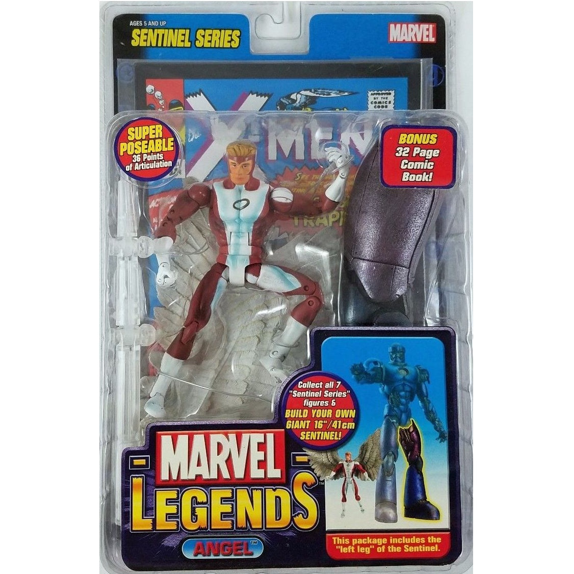 Marvel Legends - Angel (Red) - Sentinel BAF — Toy Snowman
