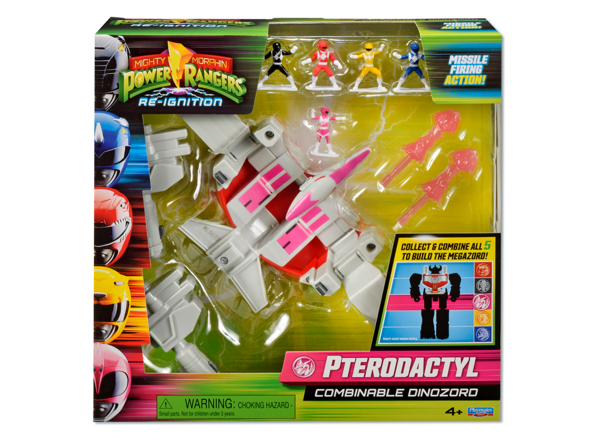 Mighty Morphin Power Rangers Re-Ignition - Pterodactyl Combinable Dino ...