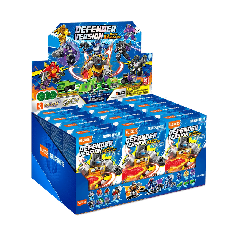 Blokees - Transformers Defender Version 03 - Heavy Metal War - Set of ...