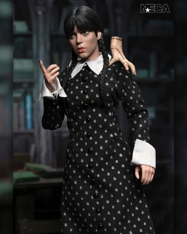 Wednesday Addams (Classic Dress) Clothed Action Figure — Toy Snowman