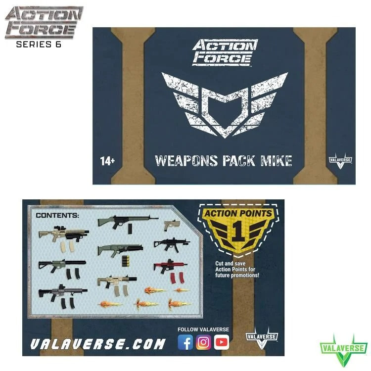 Action Force - Weapons Pack (Mike) 1/12 Scale Accessory Set — Toy Snowman