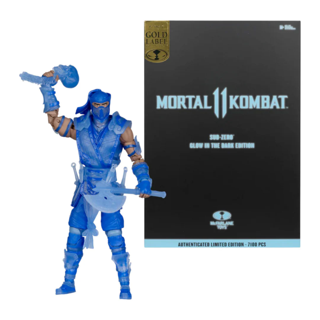 McFarlane Toys - Mortal Kombat 11 - Sub-Zero (Glow in the Dark Edition ...