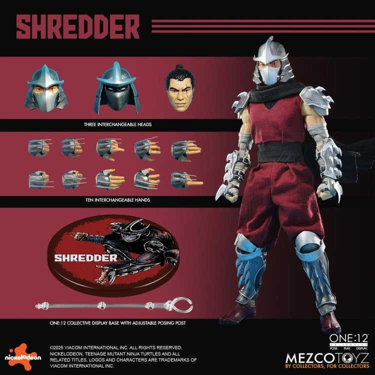 Teenage Mutant Ninja Turtles One:12 Collective Shredder Action Figure ...
