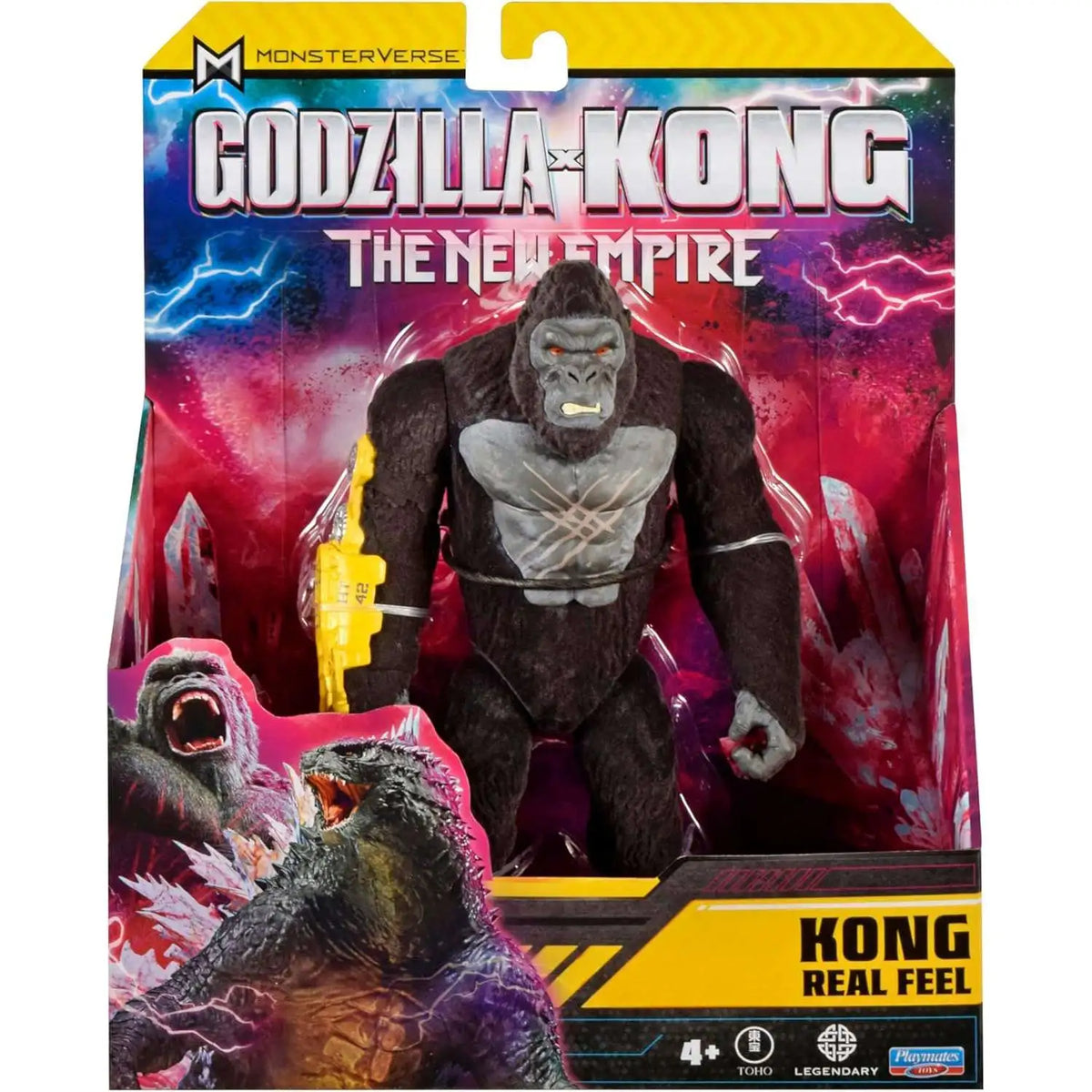 Godzilla x Kong: The New Empire - Real Feel Kong Action Figure (Flocke ...