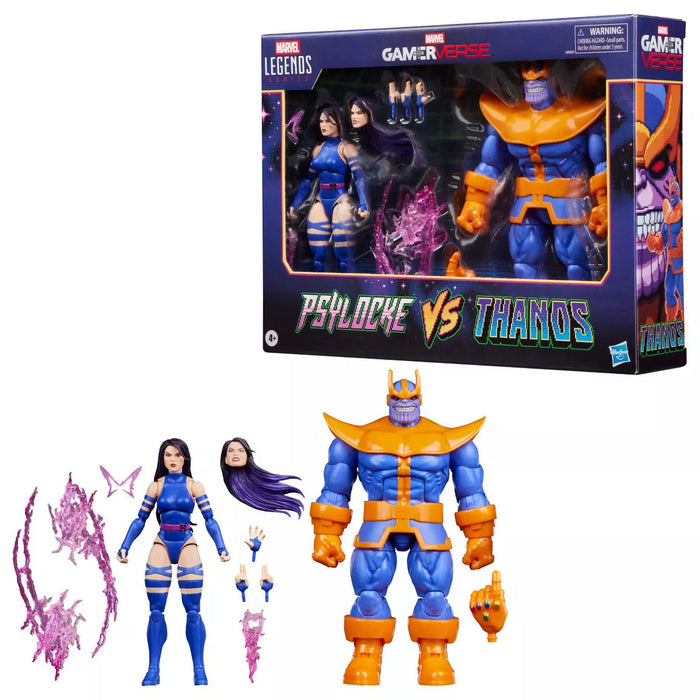 Marvel Legends Series Gamerverse Psylocke vs. Thanos - Exclusive — Toy ...