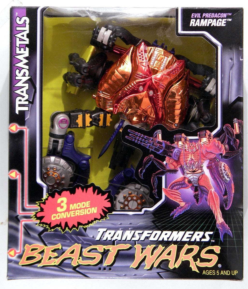 Transformers Beast Wars Transmetals Evil Predacon Rampage Figure Kenne ...