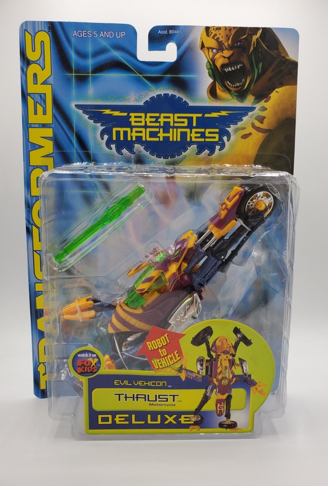 Transformers Beast Machines Evil Vehicon Deluxe Thrust — Toy Snowman