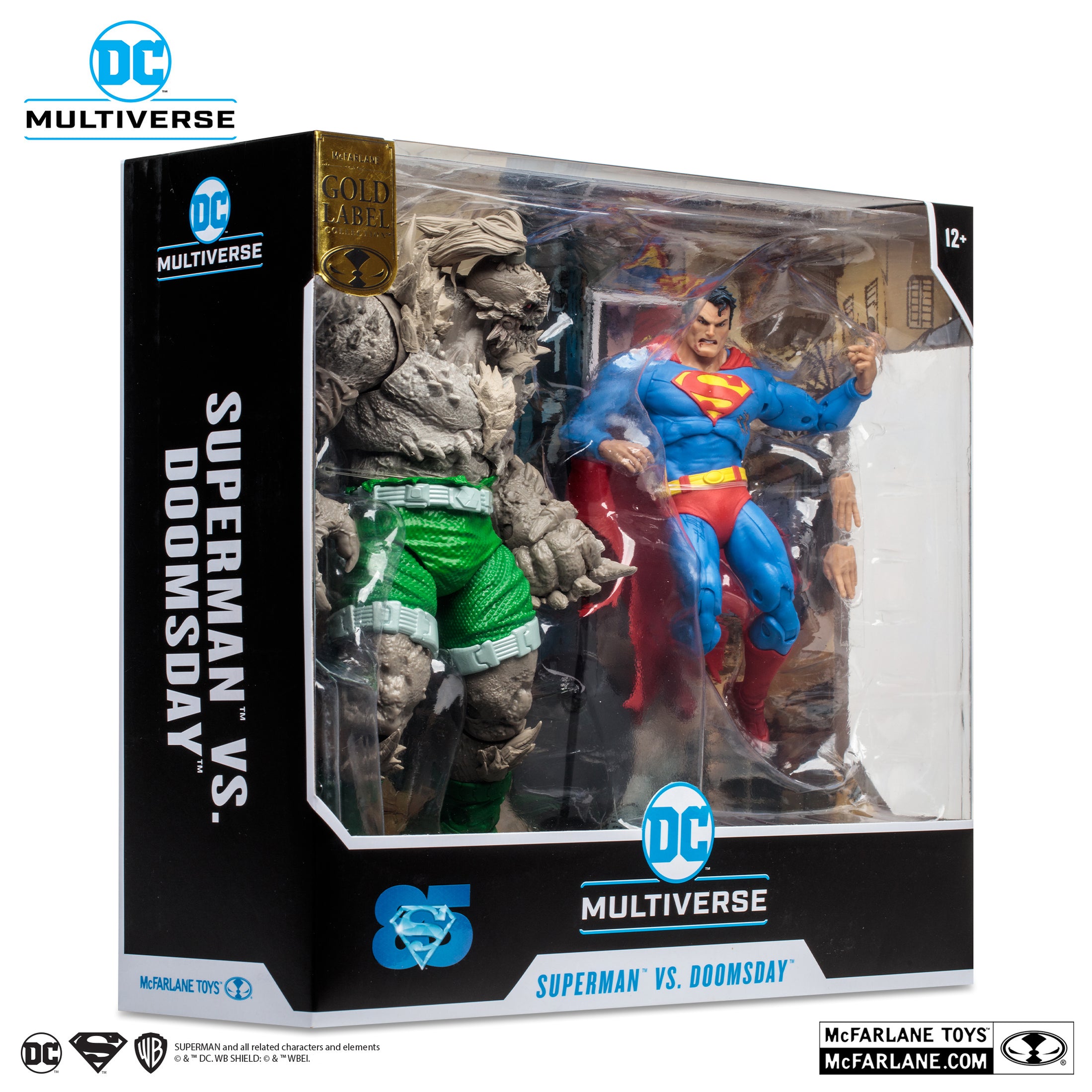 DC Multiverse Superman vs Doomsday (Gold Label) - Exclusive — Toy Snowman