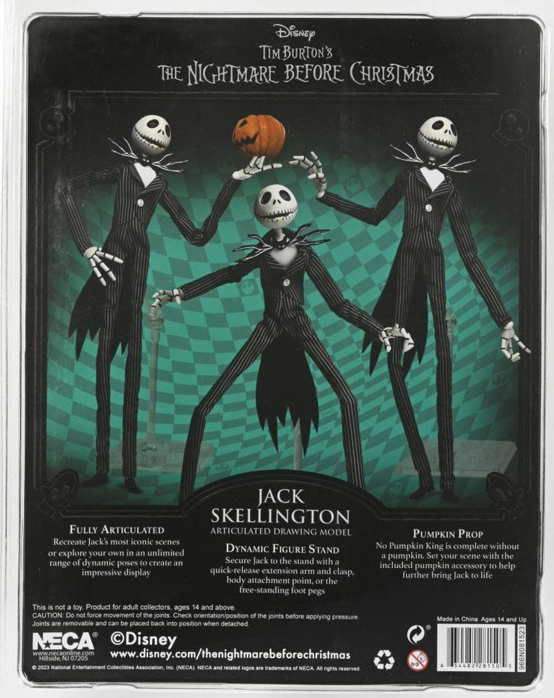 The Nightmare Before Christmas Jack Skellington Clothed Action Figure ...