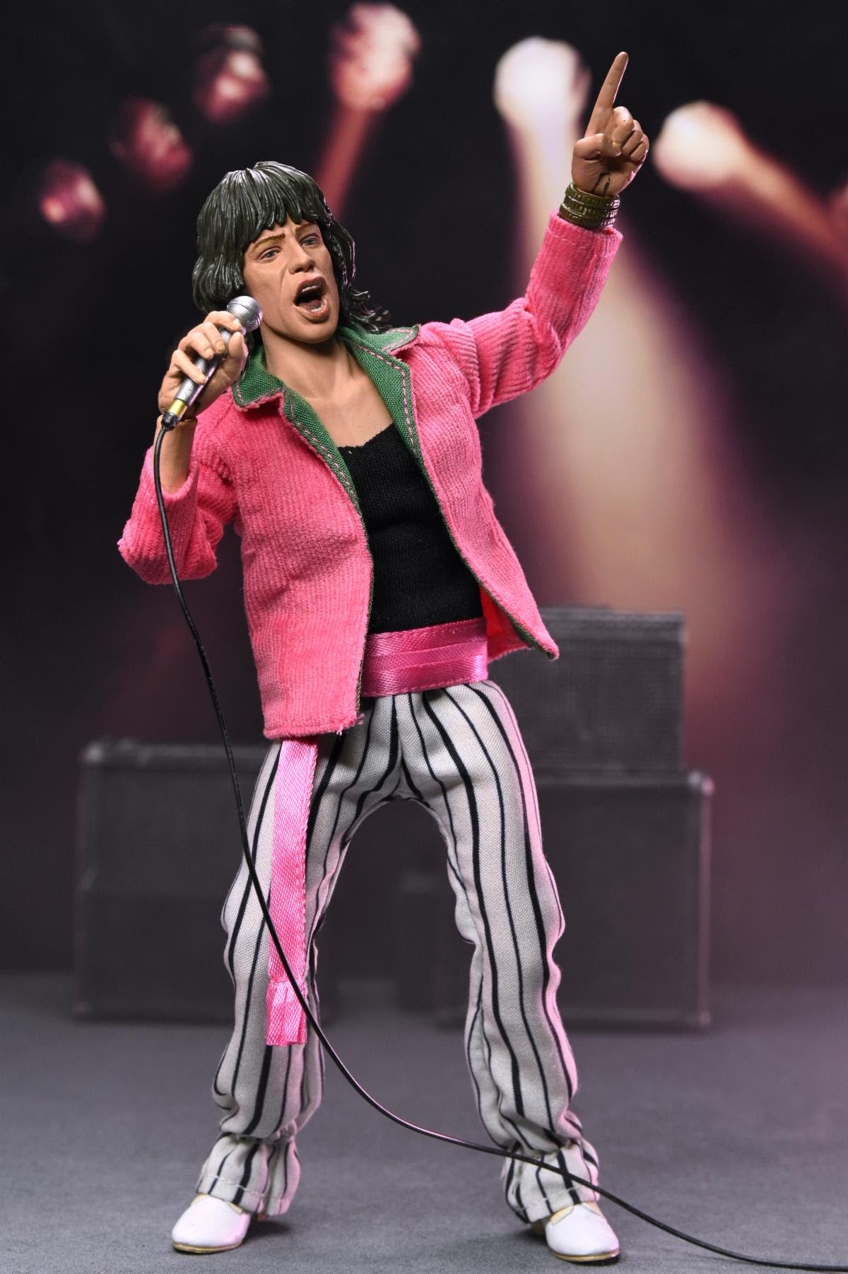 The Rolling Stones - 8” Clothed Action Figure - Mick Jagger (1975) Fig ...