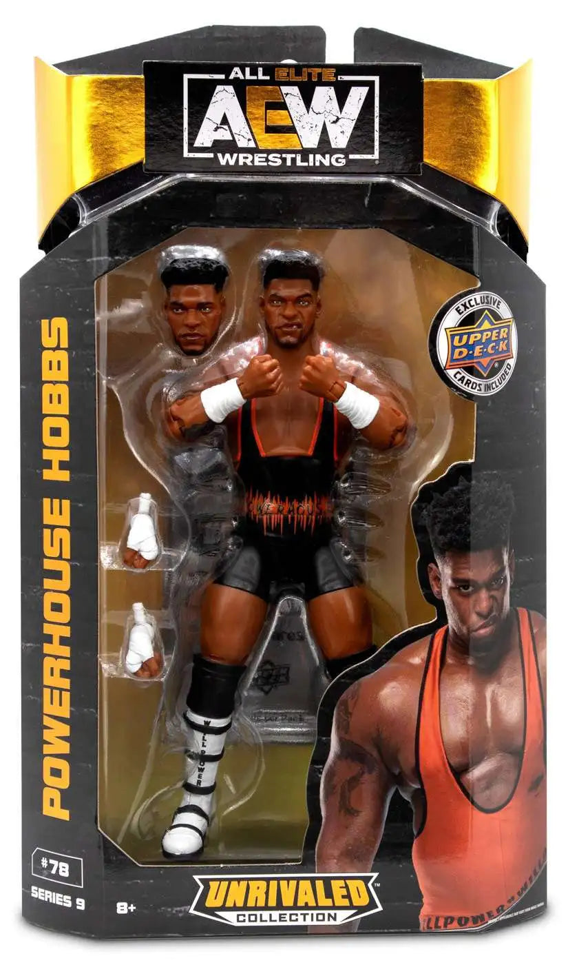 AEW All Elite Wrestling Unrivaled Collection Series 9 Powerhouse Hobbs ...