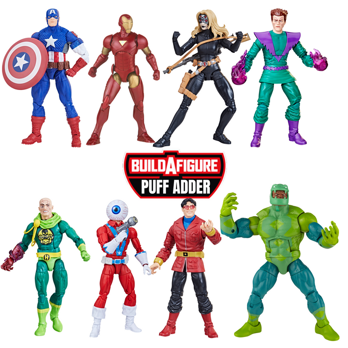 Marvel Legends- The Avengers Classic Comic wave - Puff Adder BAF | Toy ...
