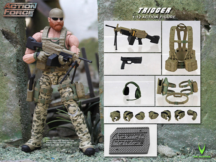 Action Force Trigger 1/12 Scale Figure — Toy Snowman