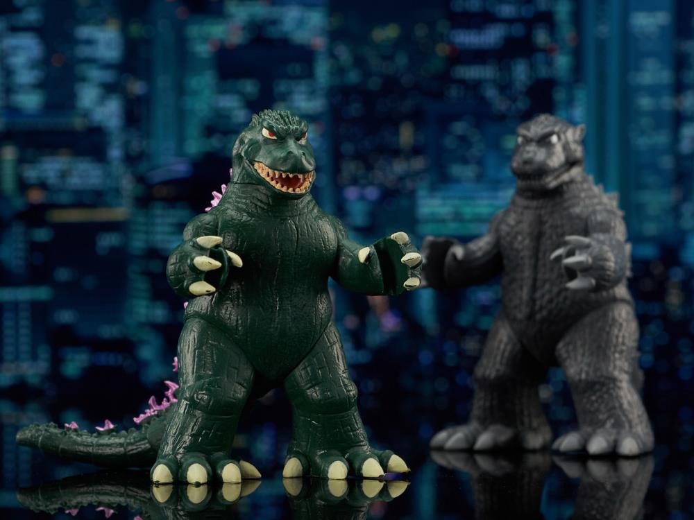 Godzilla Vinimates Godzilla (1954) & Godzilla (1999) Two-Pack | Toy Snowman