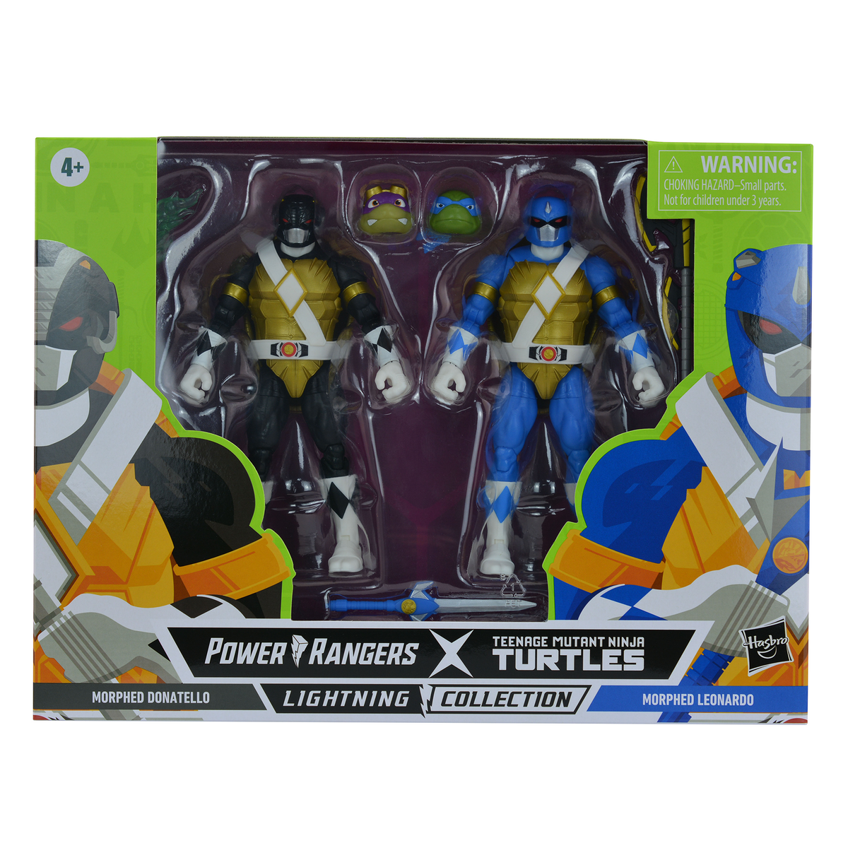 Power Rangers Ninja Turtles Donatello & Leonardo Lightning Collection ...