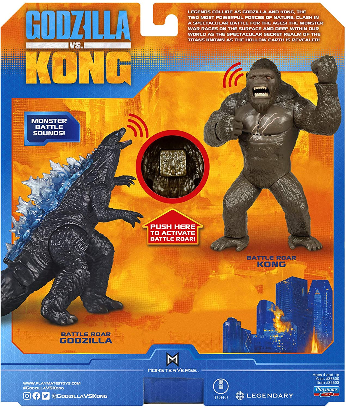 Godzilla Vs kong - Battle Roar Kong — Toy Snowman