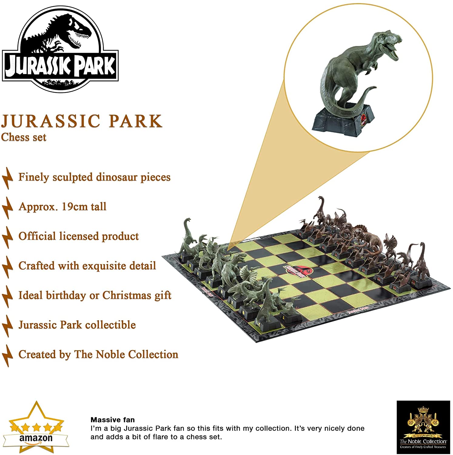 JURASSIC PARK CHESS SET | Toy Snowman