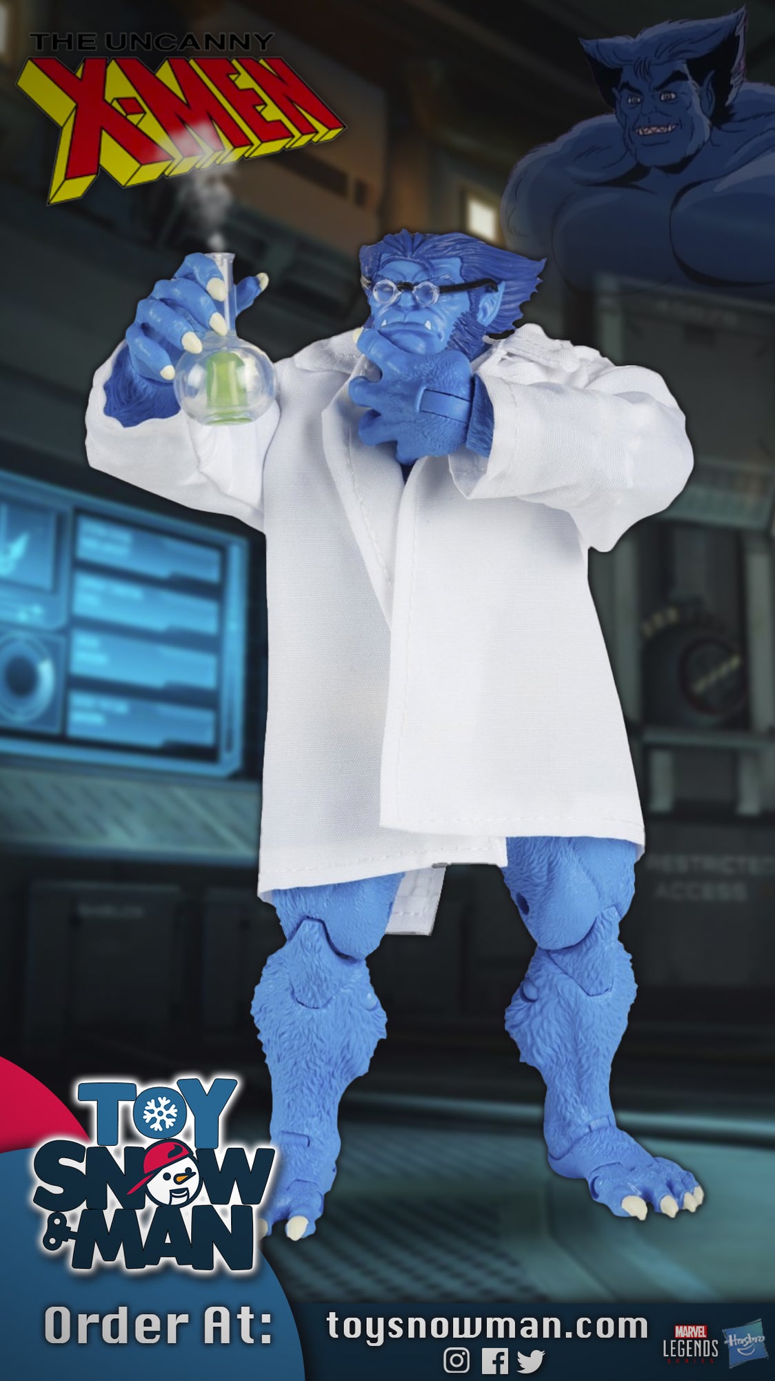 Marvel Legends Series Marvel’s Beast (Subpar Packaging) — Toy Snowman