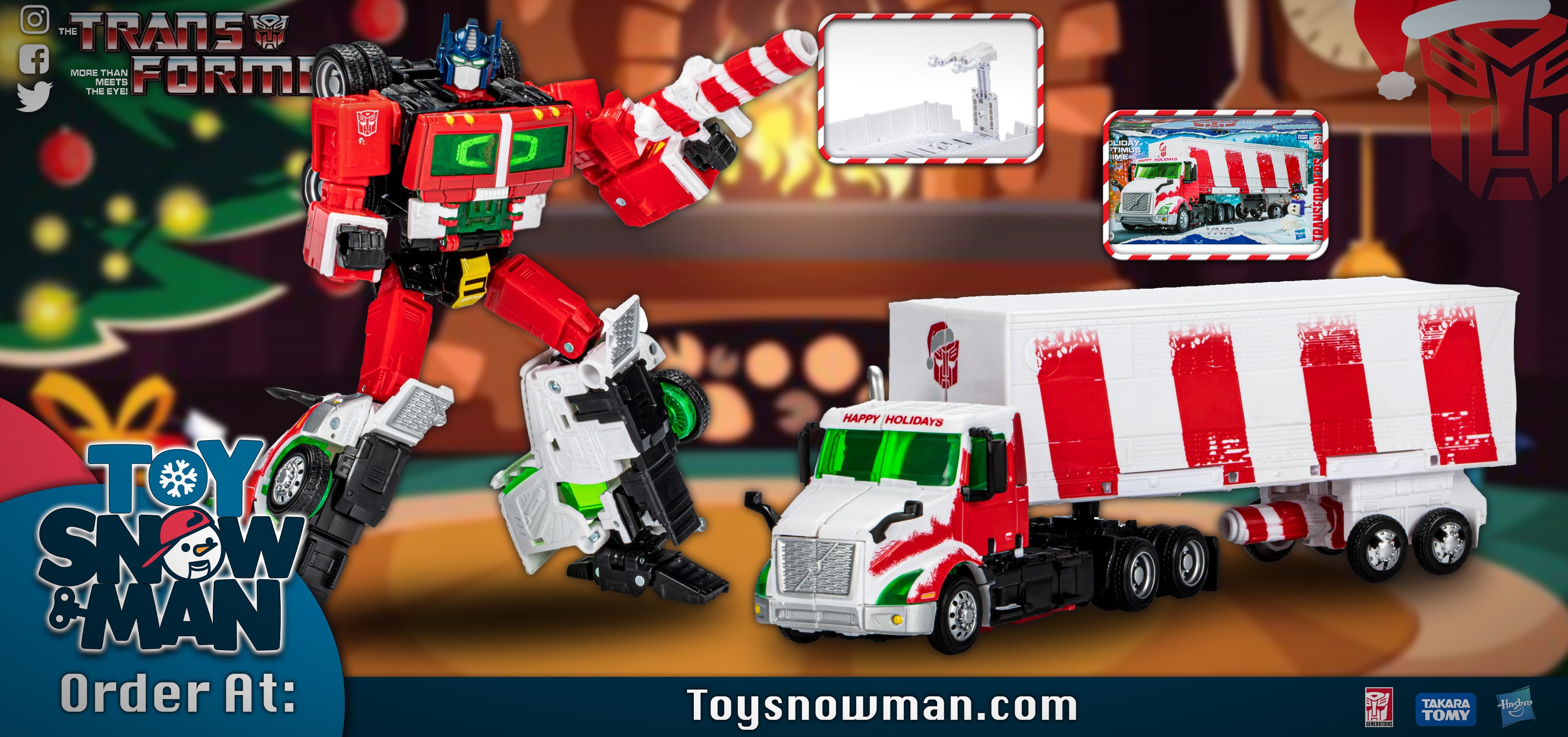 Transformers Generations Holiday Optimus Prime — Toy Snowman