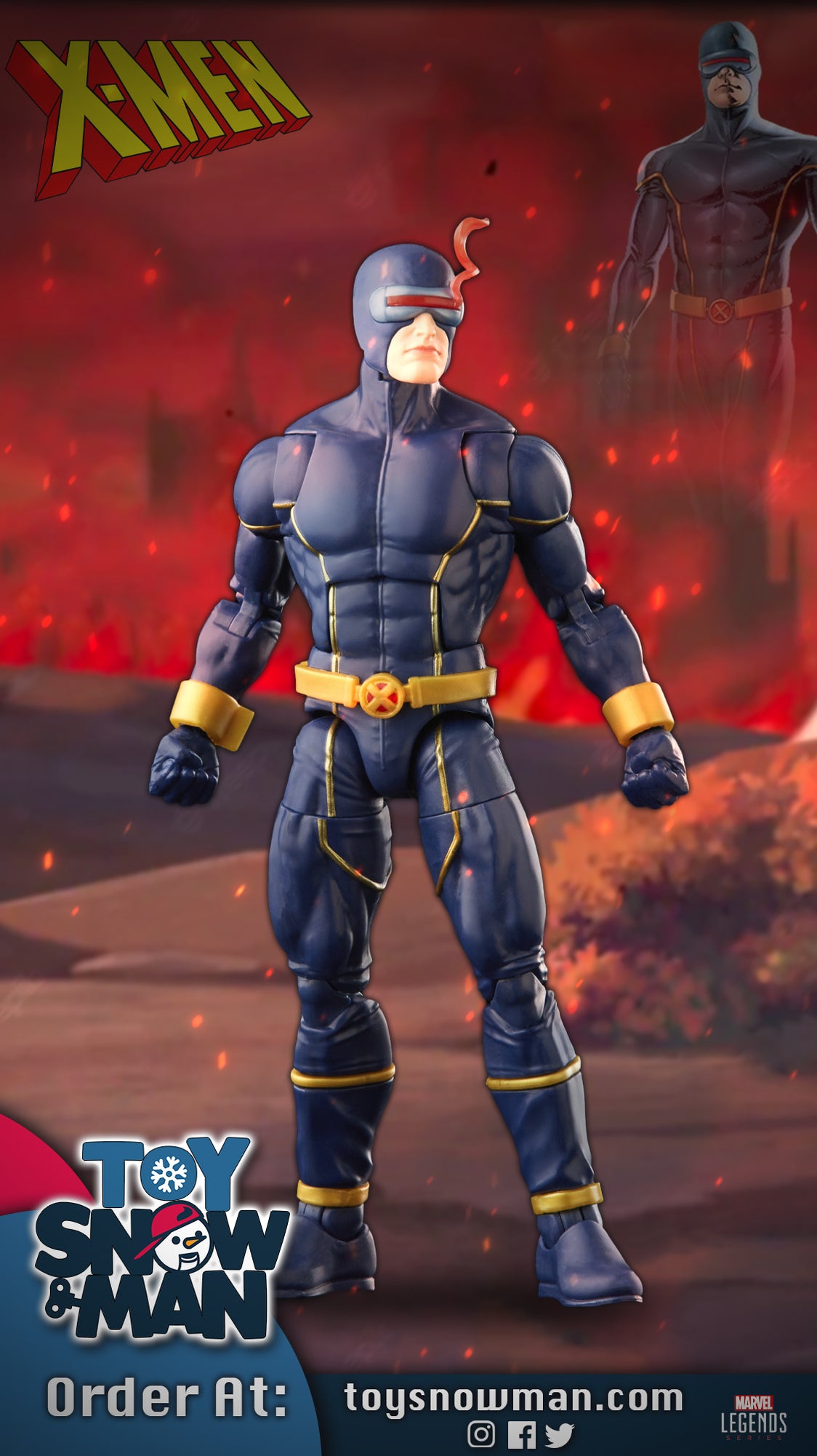 Marvel Legends Series: Cyclops Astonishing X-Men Figure — Toy Snowman