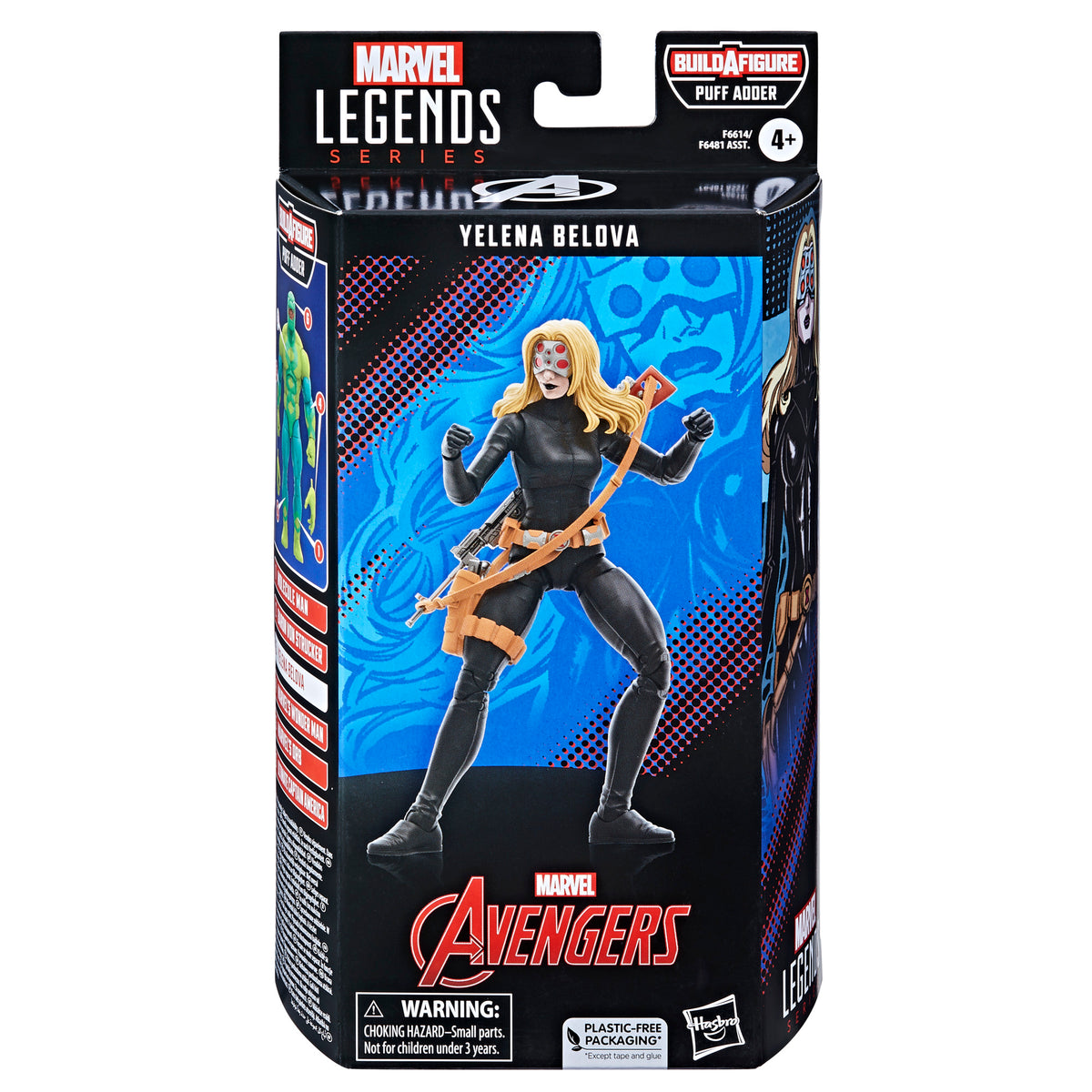 Marvel Legends Yelena Belova Black Widow - Puff Adder BAF — Toy Snowman