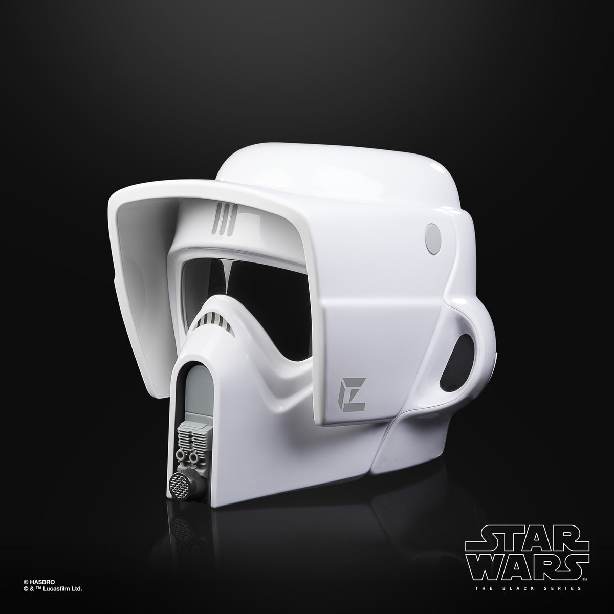 Star Wars The Black Series Scout Trooper Premium Electronic Helmet ...