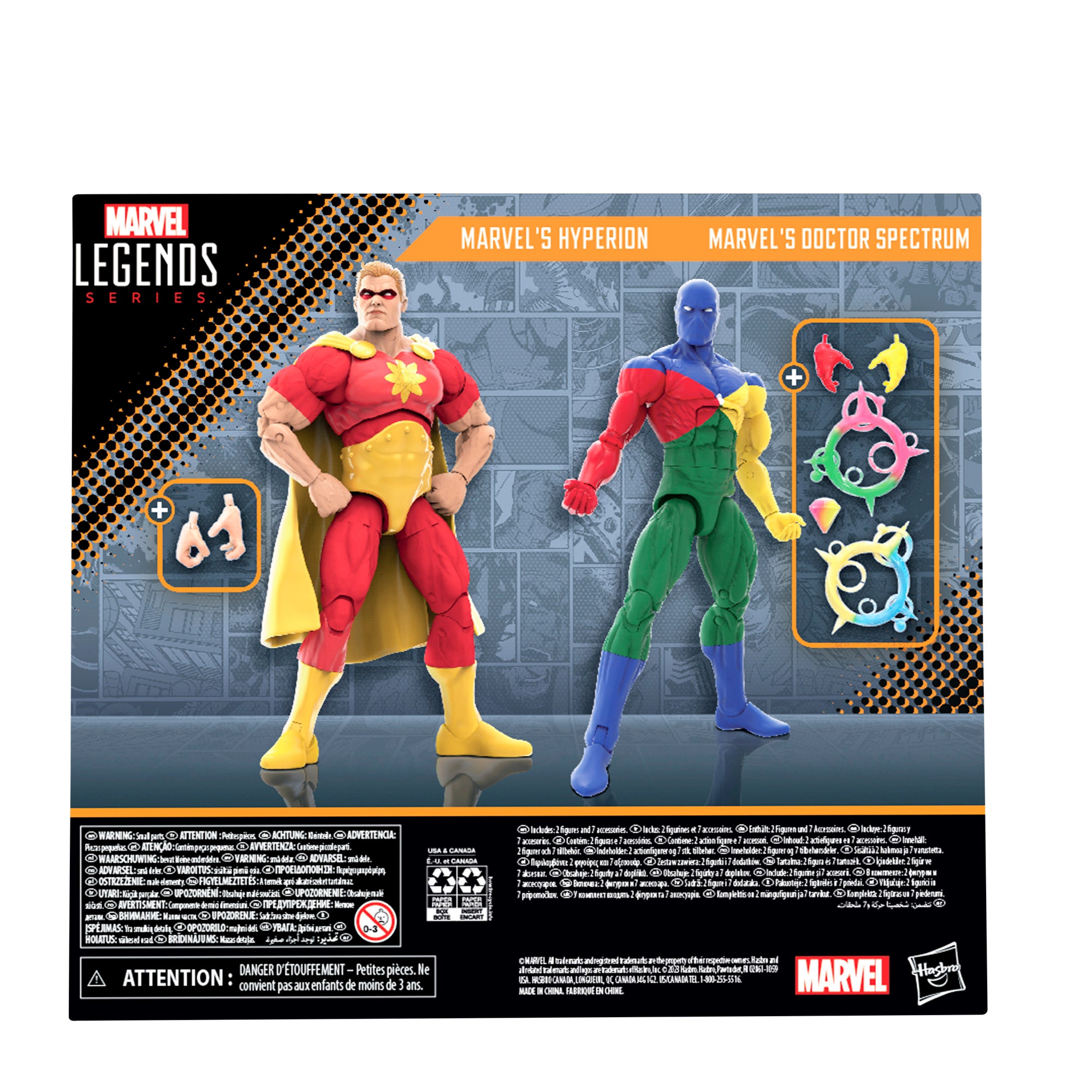 Marvel Legends Series - Squadron Supreme Hyperion and Doctor Spectrum ...