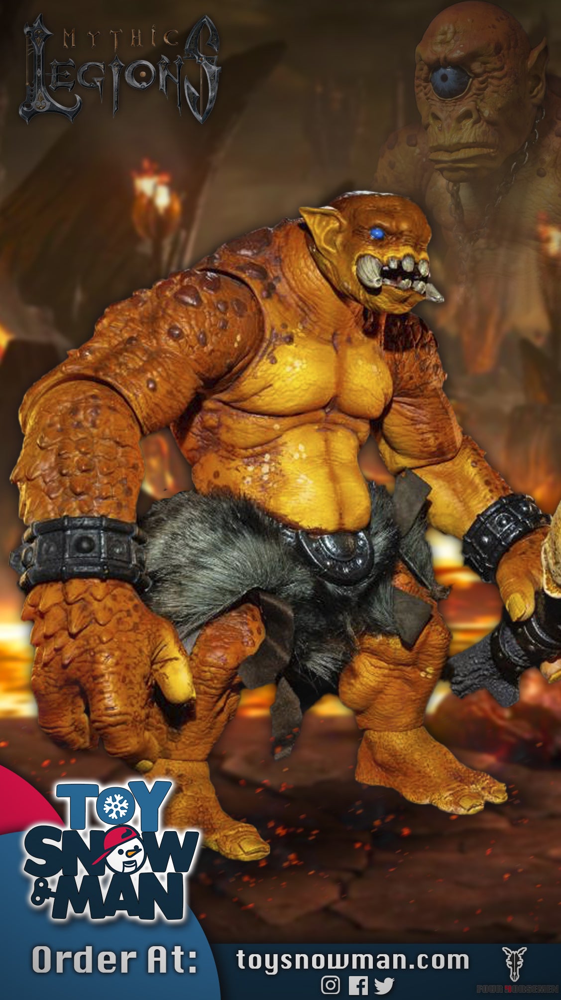 Brontus 2 - Mythic Legions: All-Stars Trolls | Toy Snowman