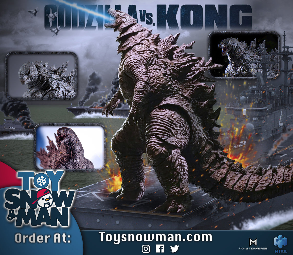 Hiya toys Godzilla - Godzilla vs. Kong - EXQUISITE BASIC series | Toy ...