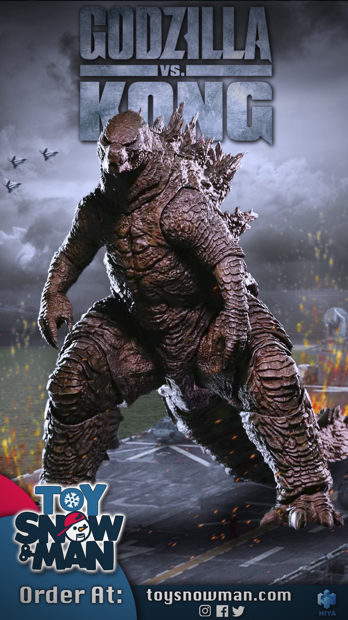 Hiya toys Godzilla - Godzilla vs. Kong - EXQUISITE BASIC series — Toy ...