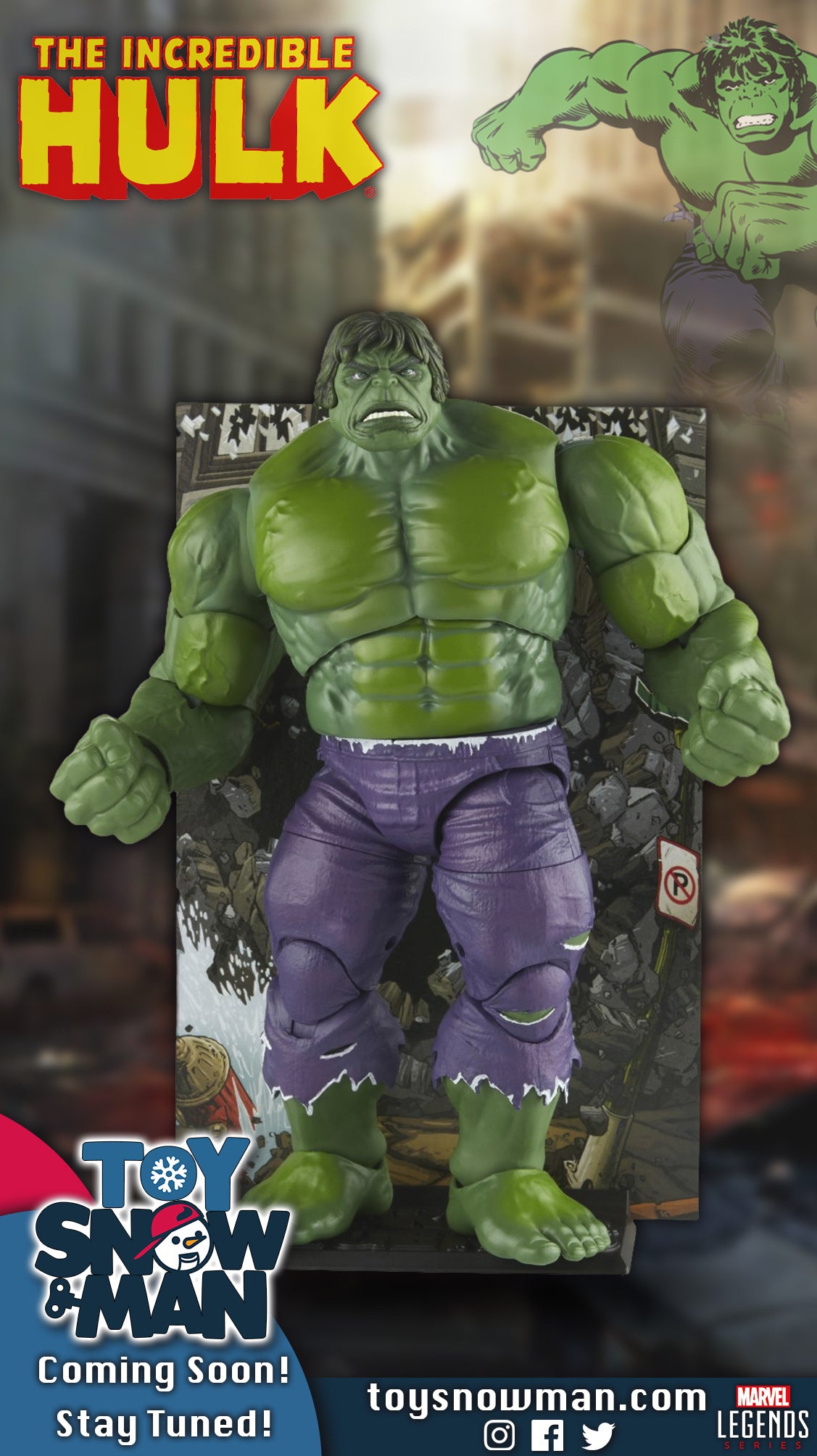 Marvel Legends 20th Anniversary Hulk Exclusive — Toy Snowman