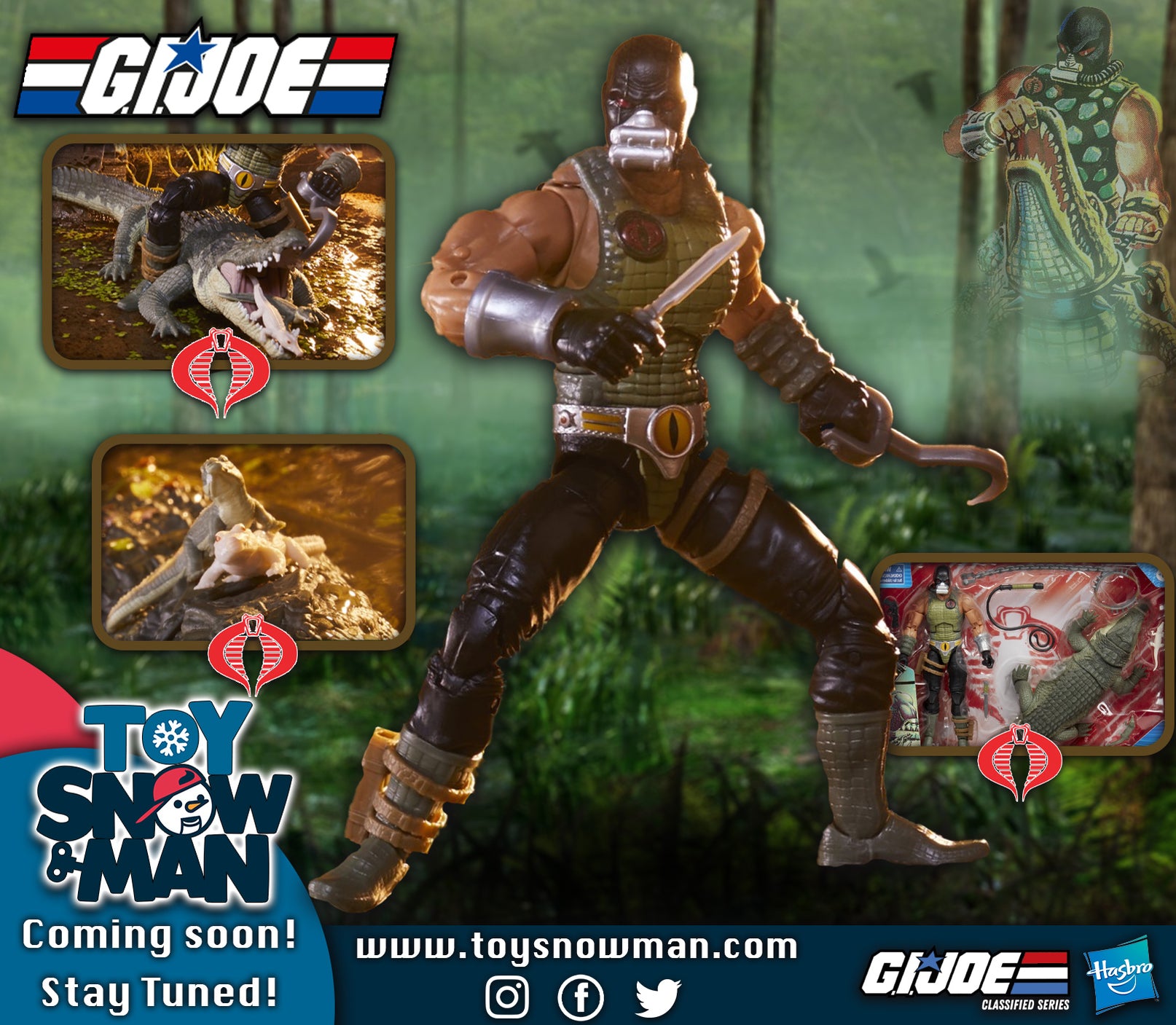 G.I. Joe Classified Croc Master & Fiona Action Figure 38 — Toy Snowman
