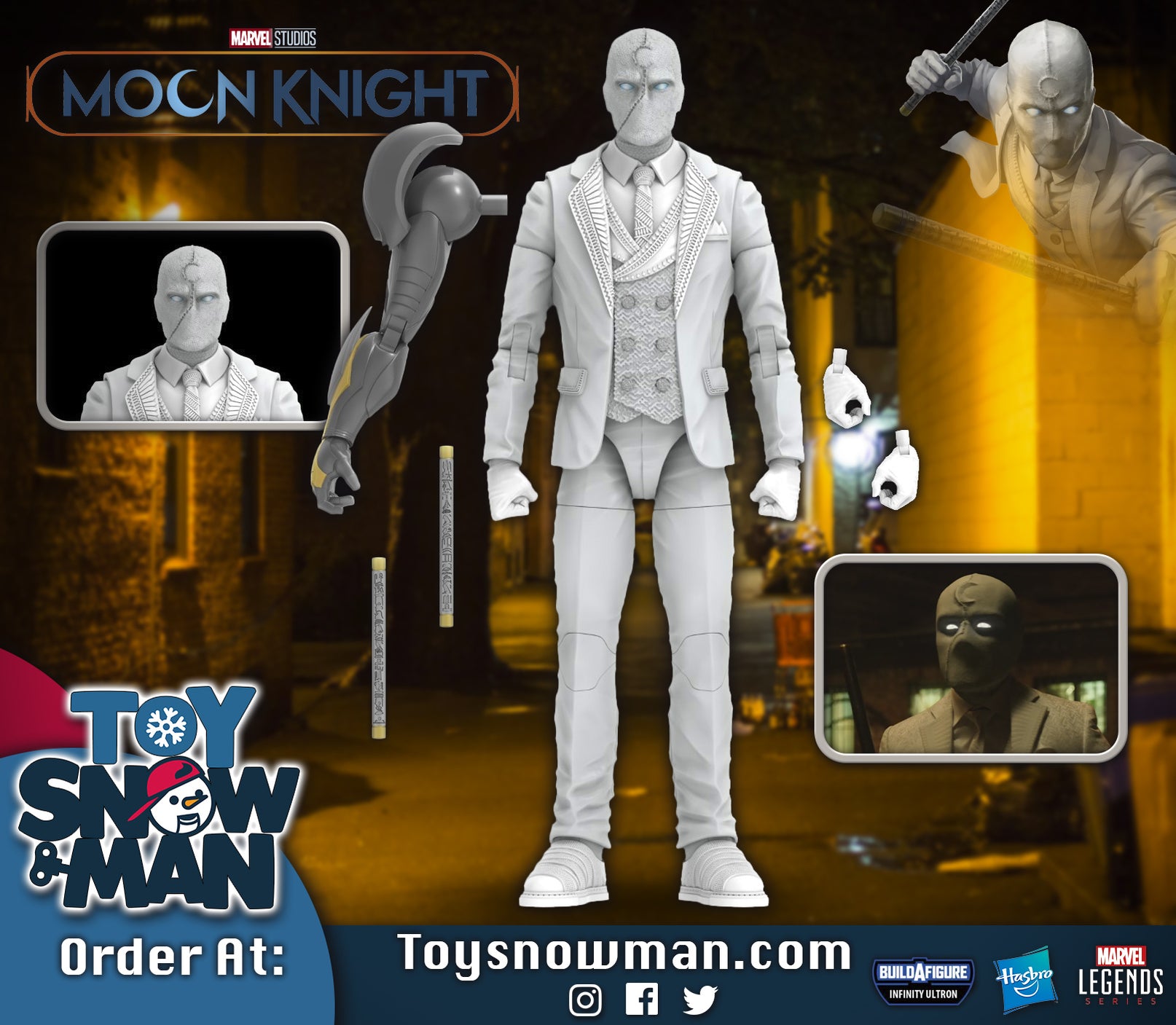 Marvel Legends Series Disney Plus Mr. Knight (infinity Ultron BAF ...