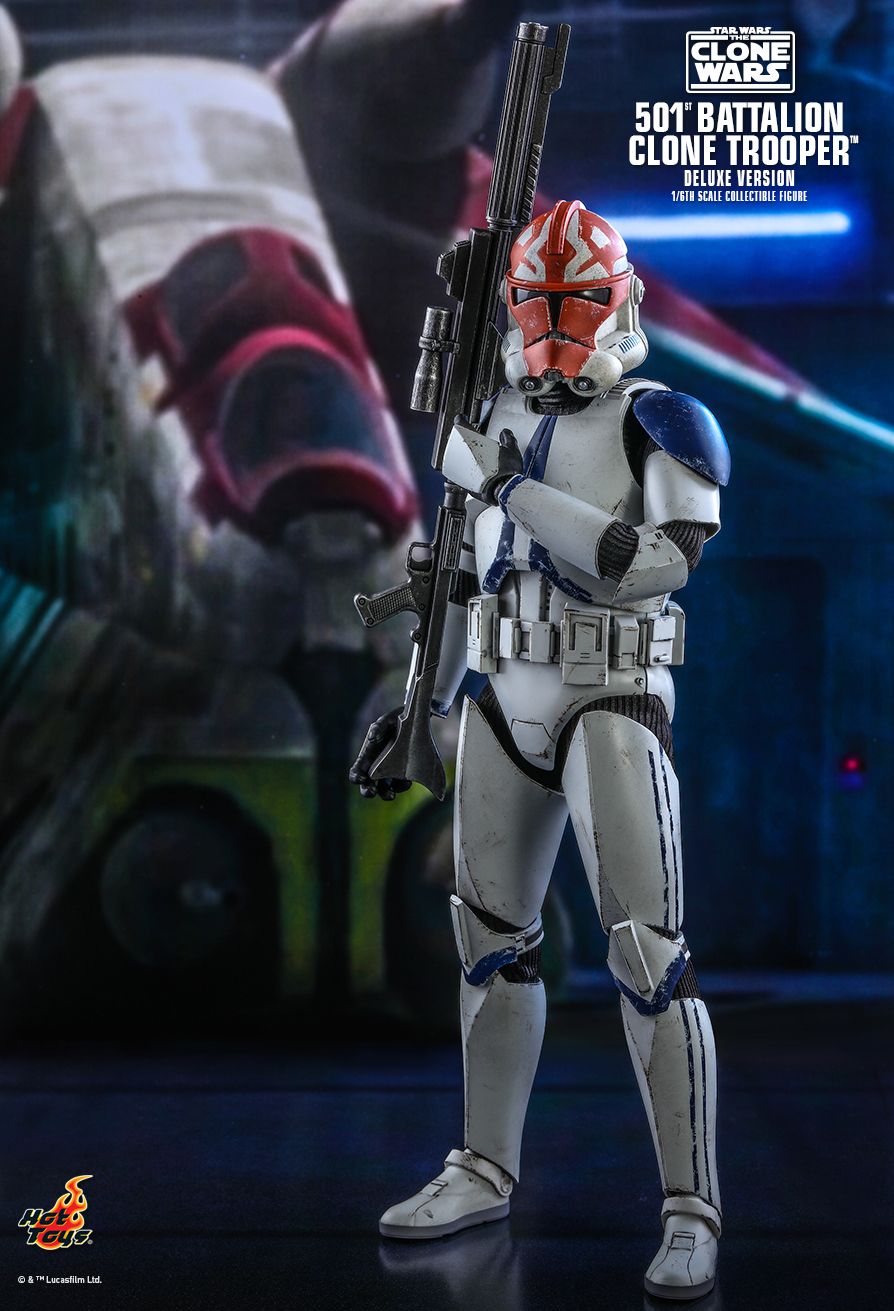 501st Battalion Clone Trooper 501 (Deluxe Version) Sixth Scale Figure ...