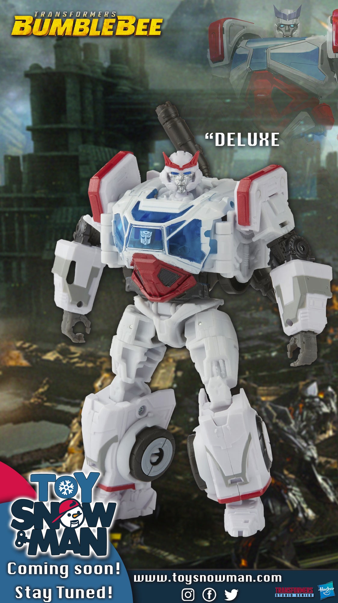 Transformers Studio Series 82 Deluxe Autobot Ratchet — Toy Snowman